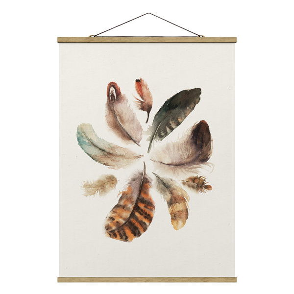 BohoLiving Stoffbild Feather Collection | Wayfair.de